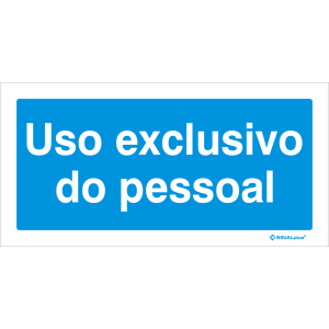 Uso exclusivo do pessoal